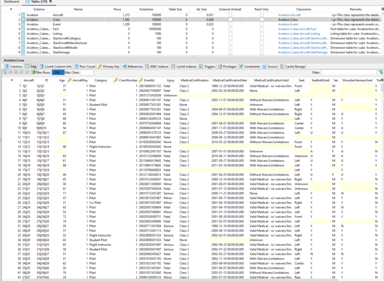 Table Viewer - a powerful tool for InterSystems IRIS and Caché